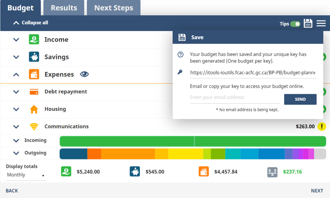Budget Planner Canada ca